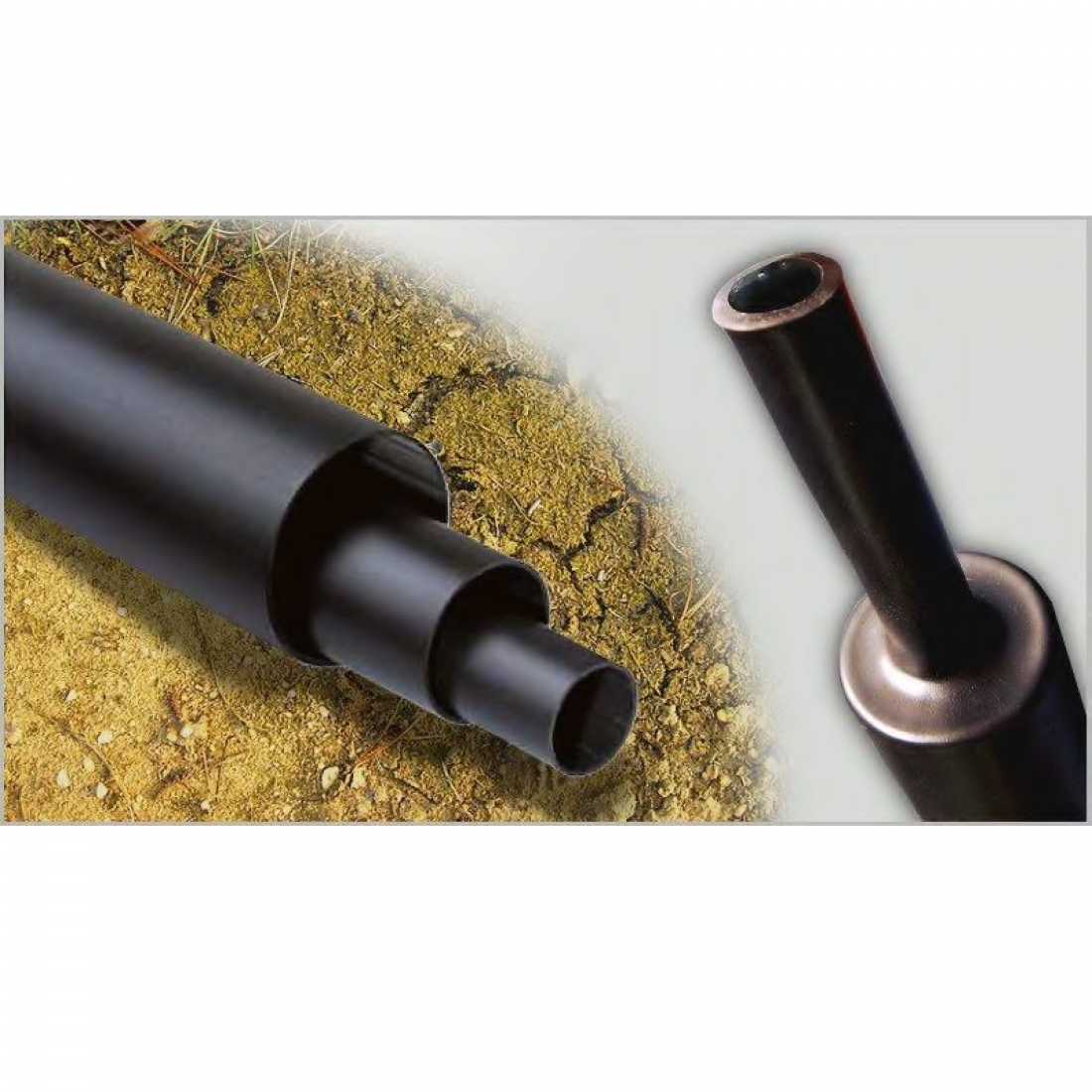 CRMA Heat shrink tube with moderate thick wall and glue